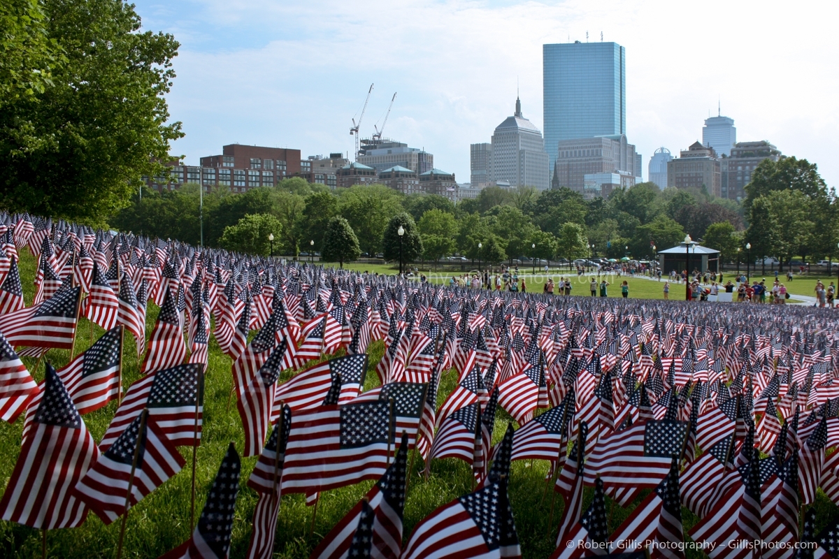 Boston - 33000 Flags Gallery | Robert Gillis New England Photography