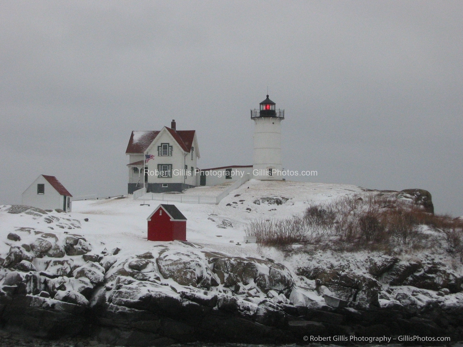 Maine – York – Cape Neddick Lighthouse – Day | Robert Gillis New ...
