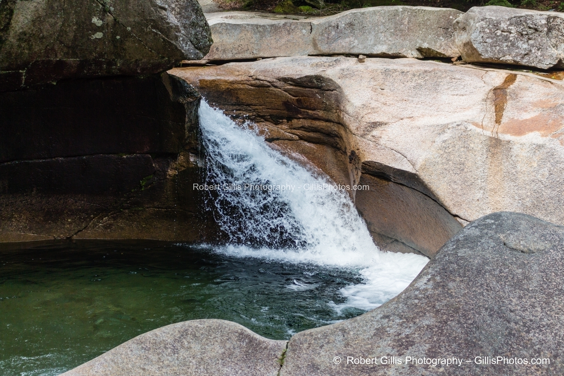 Franconia - The Basin | Robert Gillis New England Photography