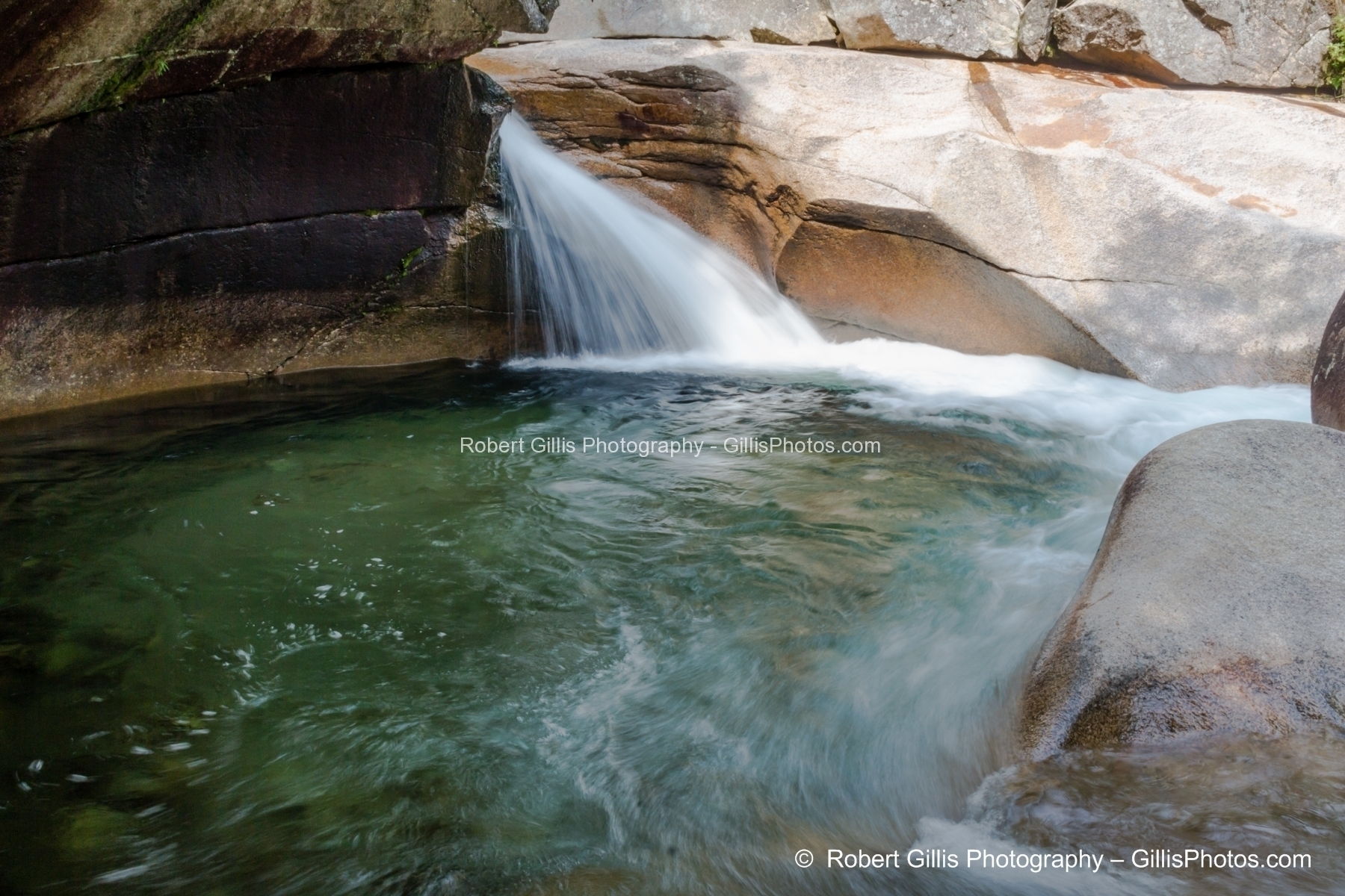 Franconia - The Basin | Robert Gillis New England Photography